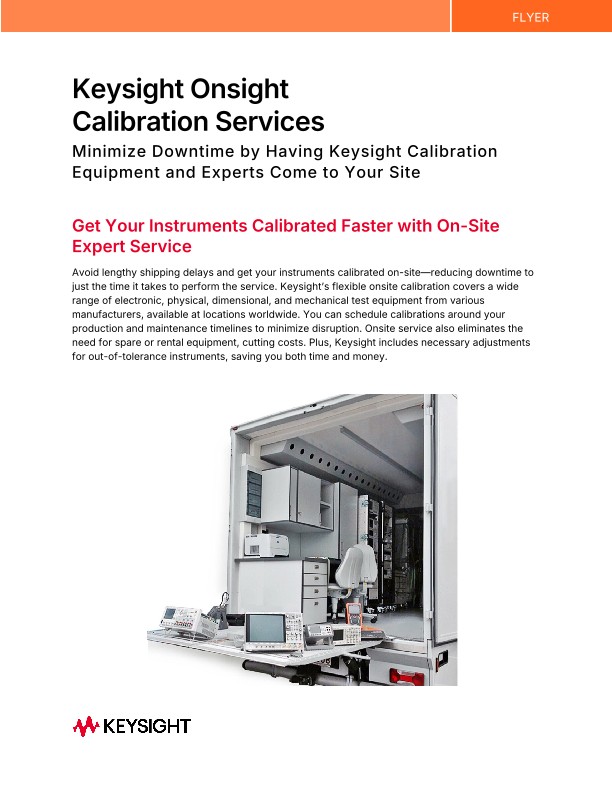 Antenna Calibration Services PDF Asset Page | Keysight